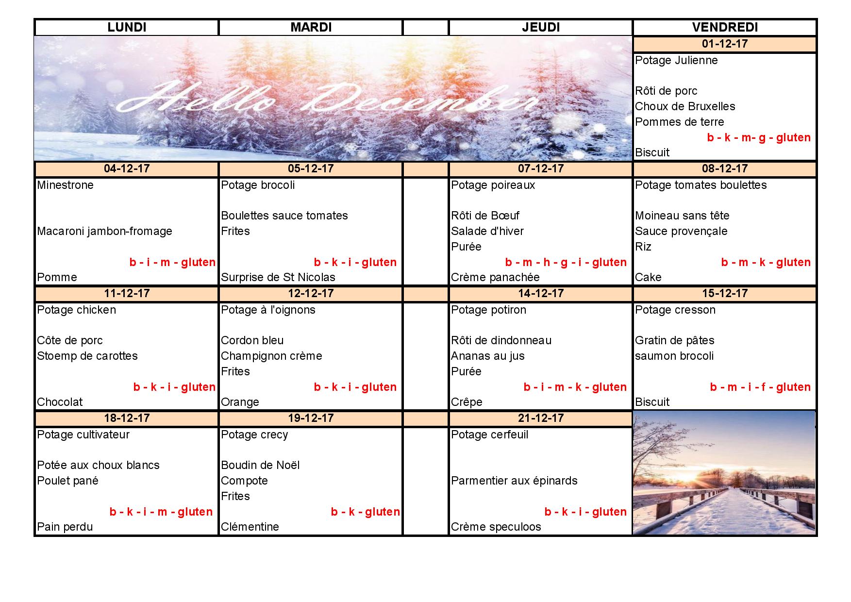 Décembre 2017 – Athénée Royal Jules Bordet